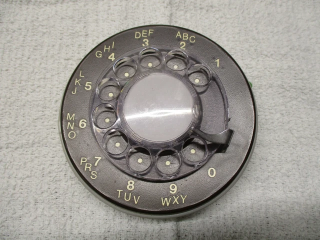 BROWN TELEPHONE DIAL Vert Extra Clean £31.74 - PicClick UK