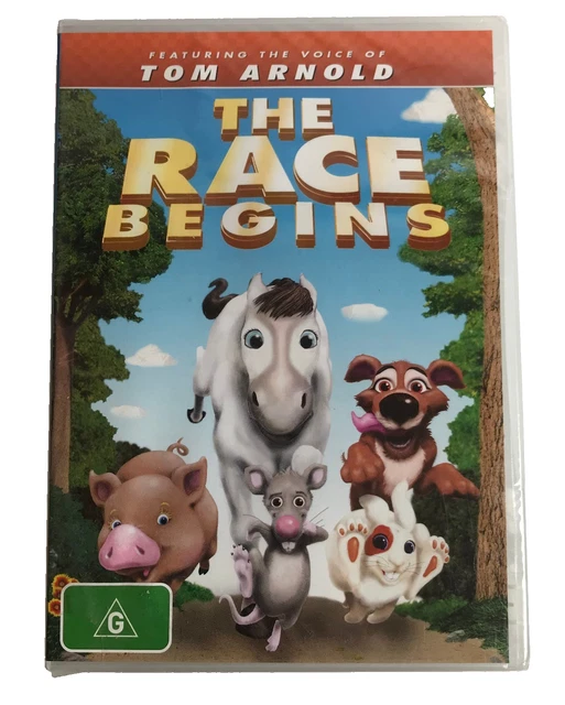 THE RACE BEGINS Animation DVD Tom Arnold Voice ( Brand New & Sealed ...