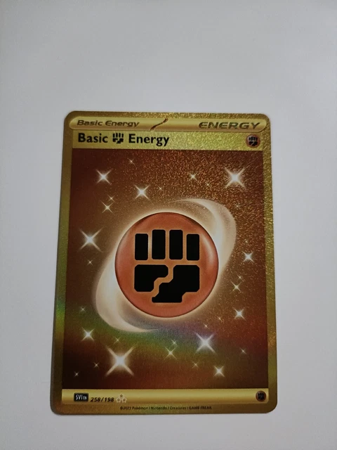 POKÉMON TCG BASIC Fighting Energy Scarlet & Violet - Base Set 258/198 ...