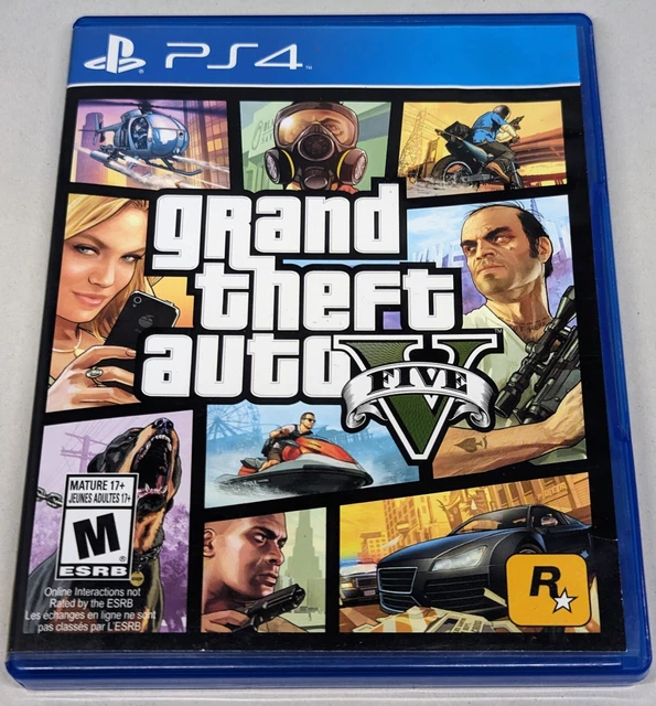 GRAND THEFT AUTO 5 V (PS4 PlayStation 4) GTA5 GTA V includes Poster EUR ...