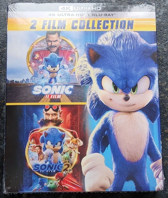 SONIC THE HEDGEHOG 2-Movie Complete Collection 4K Ultra HD + BluRay New ...