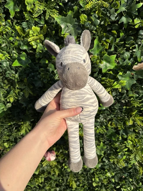 NEW THE LITTLE White Company Zaza Zebra Small Plush Soft Toy Comforter ...