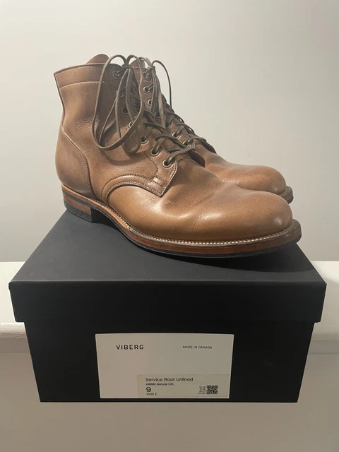 VIBERG SERVICE BOOTS, 1035 Last, 9E, Natural Chromexcel £359.14 ...