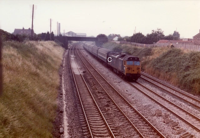 BRITISH RAILWAY B.R Photograph Class 50 - 50045 At Creech St Michael 15 ...