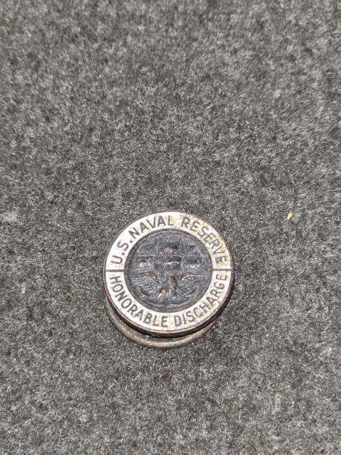 WWII US NAVAL Reserve Honorable Discharge Lapel Button £8.16 - PicClick UK