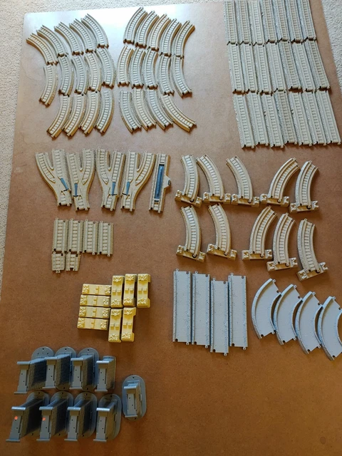 THOMAS THE TRAIN Motorized TrackMaster Tracks, straight, curve, Lot of ...