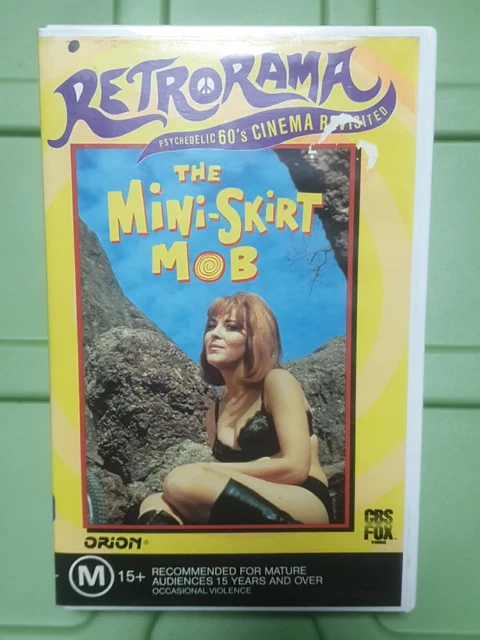 RETRORAMA THE MINI-SKIRT Mob Vhs 1968 Extremely Rare Ex-Rental Watched Works Gre EUR 42,47 ...
