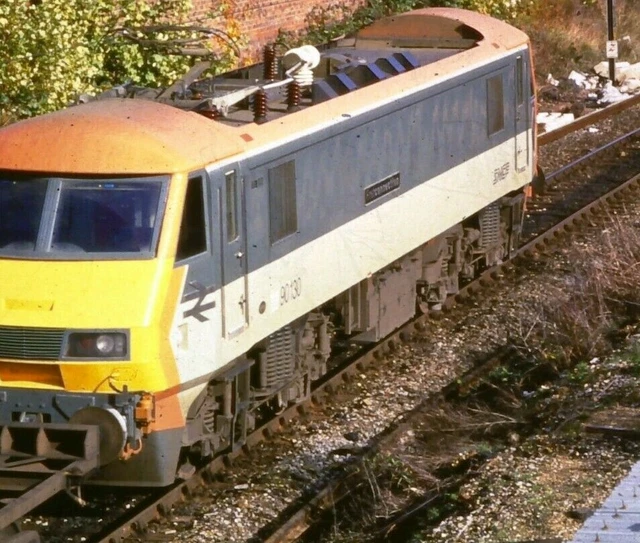 35MM COLOUR RAIL Slide Electric Loco Class 90 DE1540 £1.50 - PicClick UK