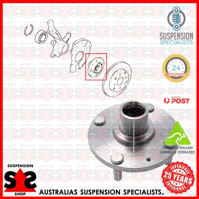 FRONT AXLE LEFT Or Right Wheel Hub Suit KIA Cerato 2.0 CERATO I Hatchback (LD) EUR 71,84 ...