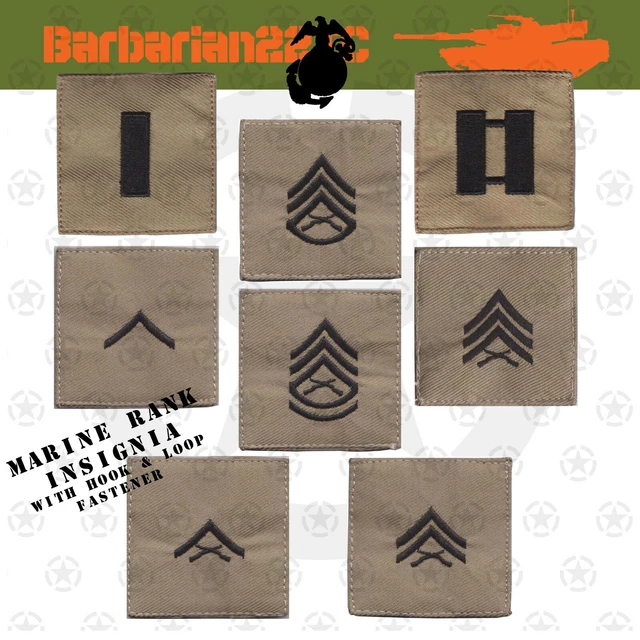 RANK INSIGNIA--2&X2& FROG Gear Patch w/Velkro Coyote Brown (Vietnam ...