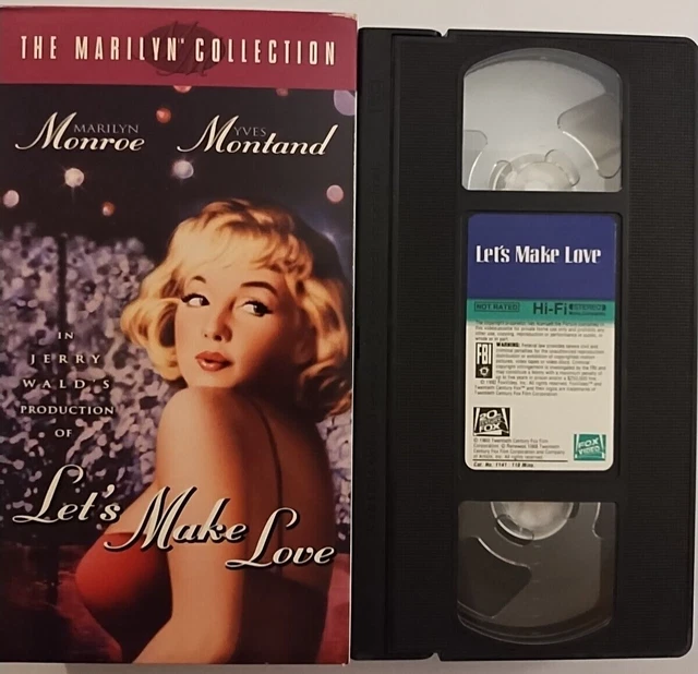LET'S MAKE LOVE - Marilyn Monroe (VHS, 1998) **Buy 2 Get 1 Free* £2.83 - PicClick UK