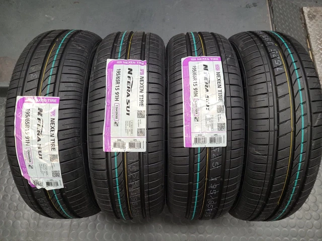 195/65 R 15 91H Set 4 Pneumatici Auto Nexen Su1 Gomme Nuove Dot 2022 Estive EUR 318,22 - PicClick IT