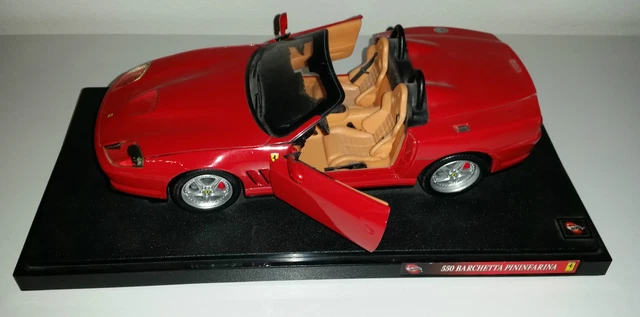 FERRARI 550 BARCHETTA Michael Schumacher 360 Modena mit Sticker-Album ...