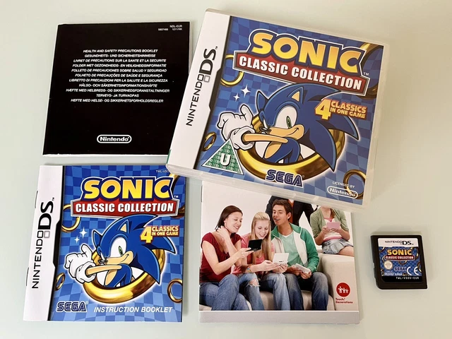 SONIC CLASSIC COLLECTION Nintendo Ds Scatola Completa Con Manuale ...