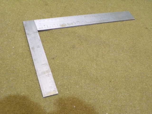 EQUERRE CHARPENTIER US WW2 carpenters squares Angulus outil chest tools ...