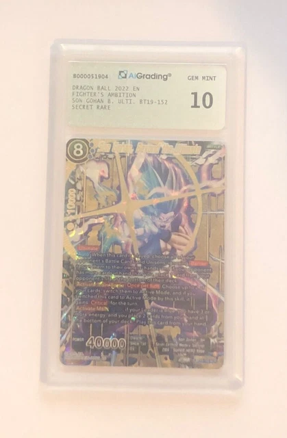DRAGON BALL SUPER Card BT19-152 Son Gohan, Beyond the Ultimate Secret ...
