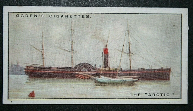 SS ARCTIC Collins Line Trans Atlantic Paddle Steamer Original Vintage ...