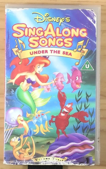 DISNEY SING ALONG Songs: Under the Sea (Retro UK Disney VHS!) £0.99 ...