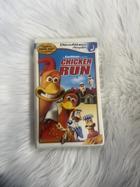 CHICKEN RUN VHS 2000, 2005 RARE Clamshell Release Movie Dreamworks £5. ... CHICKEN RUN VHS 2000, 2005 RARE Clamshell Release Movie Dreamworks £5. ...