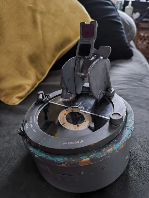 WW2 NAVIGATION COMPASS 6a/892 With Azimuth Circle No.4 Aviation Air ...