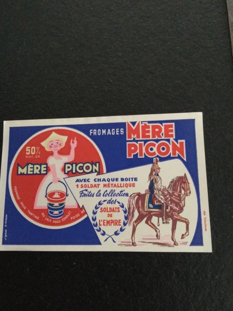BUVARD MERE PICON Fromages, Lait Frais, Collection Soldats De L'empire ...