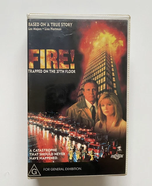 FIRE: TRAPPED ON 37th Floor [VHS] Premiere Roadshow Video Big Box Ex ...
