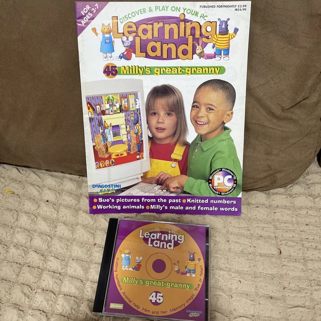 LEARNING LAND #45 Milly’s Great-granny Book And CD ROM Discover And ...