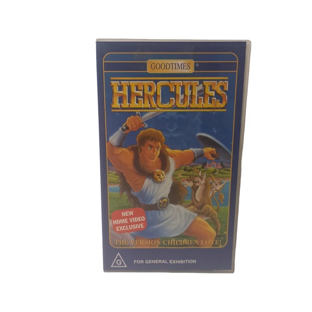HERCULES GOODTIMES VINTAGE VHS Children Kids Family Animation Adventure ...