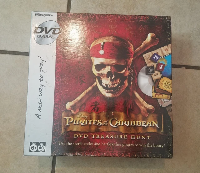 DISNEY PIRATES OF the Caribbean DVD Treasure Hunt Board Game £9.17 ...