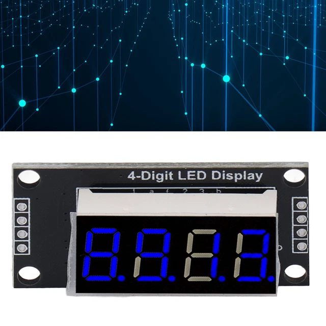 4 DIGIT TUBE LED 7 Segment Display Module TM1637 Drive Chip Tube Clock Display £4.03 - PicClick UK