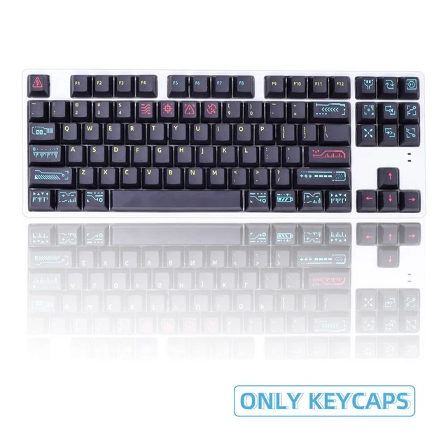 137 Keycap Set Pbt Dye Sub Cherry Profile For Gmk Cherry Mx Switch