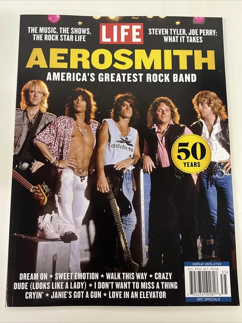LIFE MAGAZINE AEROSMITH America's Greatest Rock Band 2023 -50 Years £6. ...