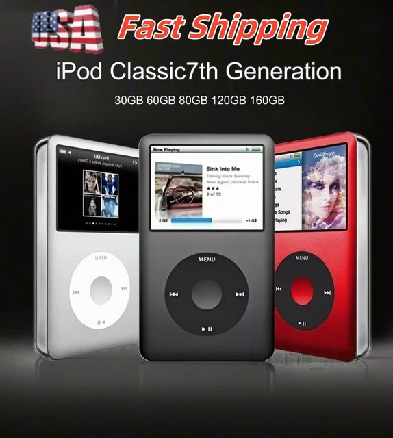 NUOVO APPLE IPOD Classic 7a generazione nero/grigio siderale 256 GB flash SSD EUR 96,83 ...