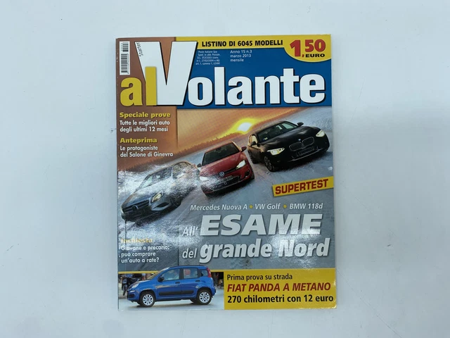 MAGAZINE AL VOLANT Année 2013 March Journal Housse EUR 4,99 - PicClick FR