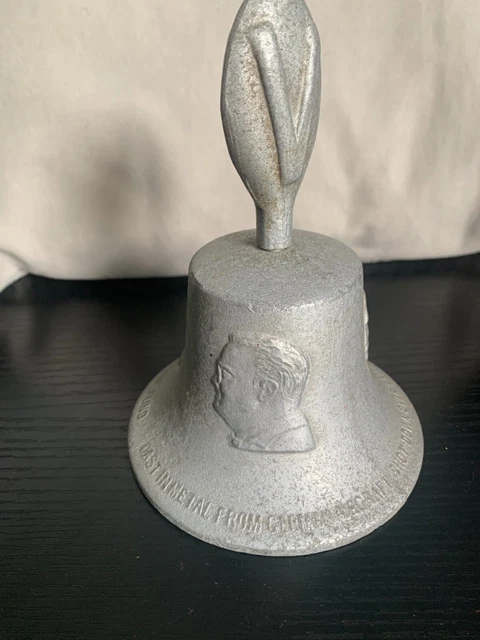 WW2 VICTORY BELL made from German aircraft for the RAF Benevolent fund ...