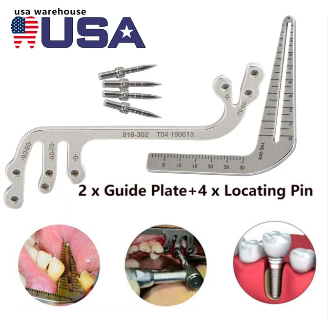 DENTAL GUAGE SURGICAL Drilling Guide Locator Pin Implant Depth Guage L ...