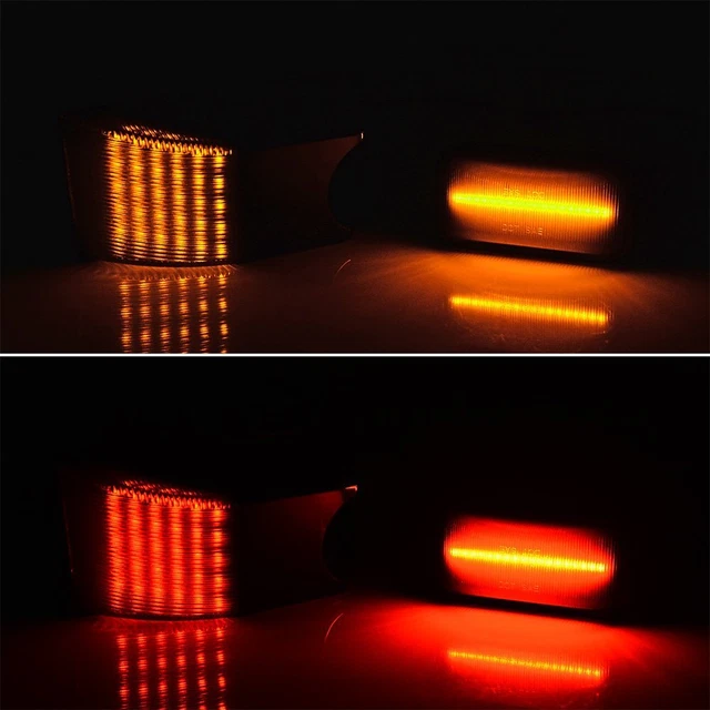 FOR 2003-2009 HUMMER H2 LED Roof Cab Side Marker Lamps Smoked Running ...
