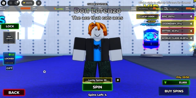 ROBLOX BLUE LOCK Rival Don Lorenzo + Soul Harvester ⏰Fast Delivery⏰ £19 ...