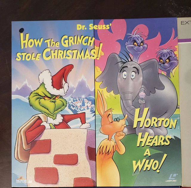 Laserdisc Dr Seuss How The Grinch Stole Christmas Horton Hears A Who