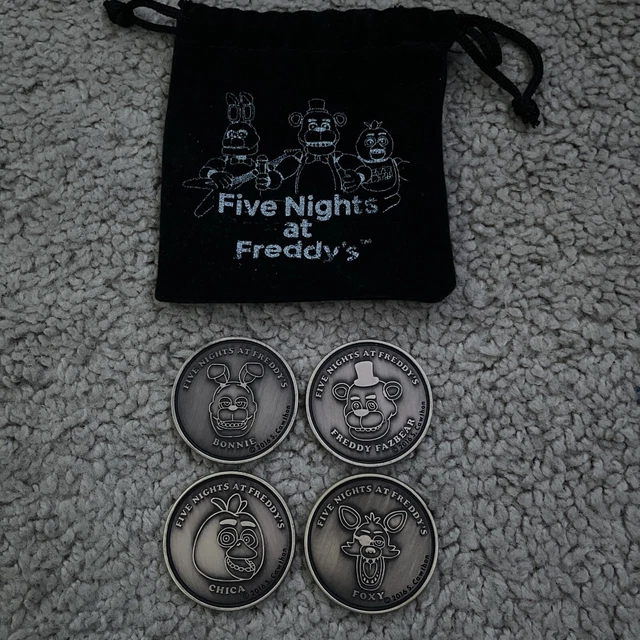 FIVE NIGHTS AT Freddy's FNAF 4pc Token Set - Barnes & Noble Exclusive ...