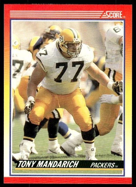 1990 CARTE À collectionner SCORE NFL FOOTBALL #289 - TONY MANDARICH ...