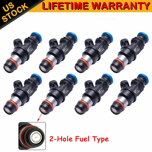 8X UPGRADE FUEL Injector 25317628 For Chevy Silverado GMC 4.8/5./6.0 L ...