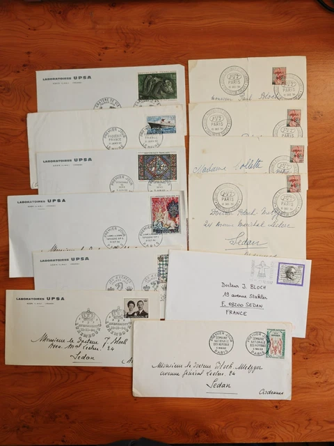 LOT ENVELOPPE FDC 1er jour, Poste Aérienne, Croix rouge, Fréjus, Apolo 11 ... EUR 5,00 - PicClick FR