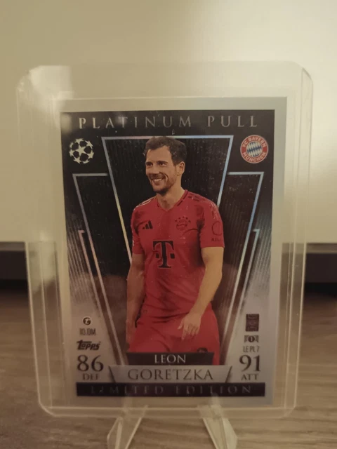 TOPPS MATCH ATTAX 2024/25 24/25 2025 Leon Goretzka Platinum Pull ...