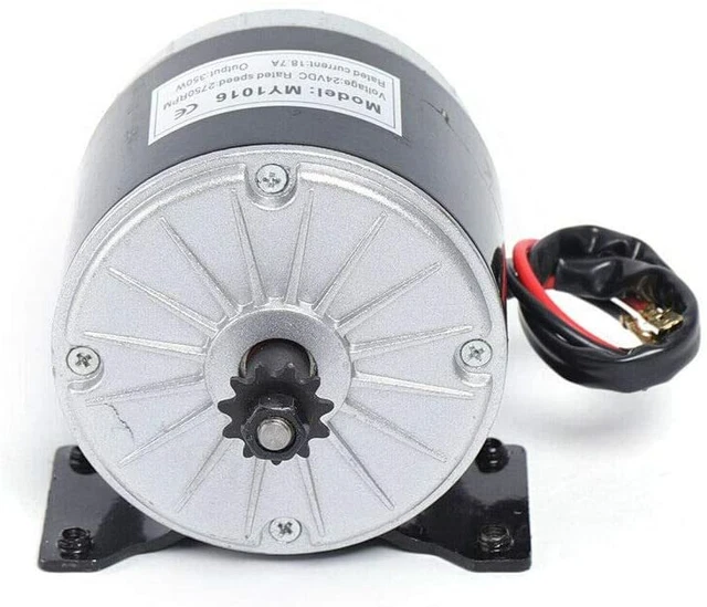 MY1016 ELECTRIC SCOOTER Motor DC 24v 350w Brushed 24 Volt 350 Watt 6mm ...