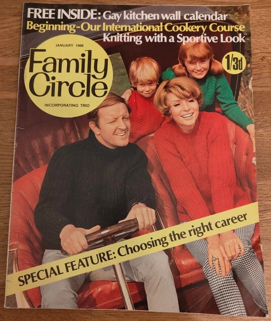 MAGAZINE - FAMILY Circle Magazine (Incorporating Trio) January 1968 £4. ...