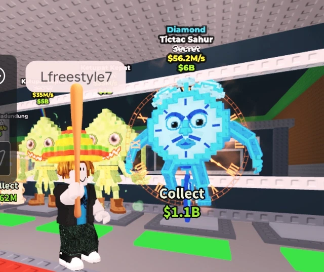 STEAL A BRAINROT | RARE secret Diamond Tictac Sahur | 56.2M/s £11.11 ...