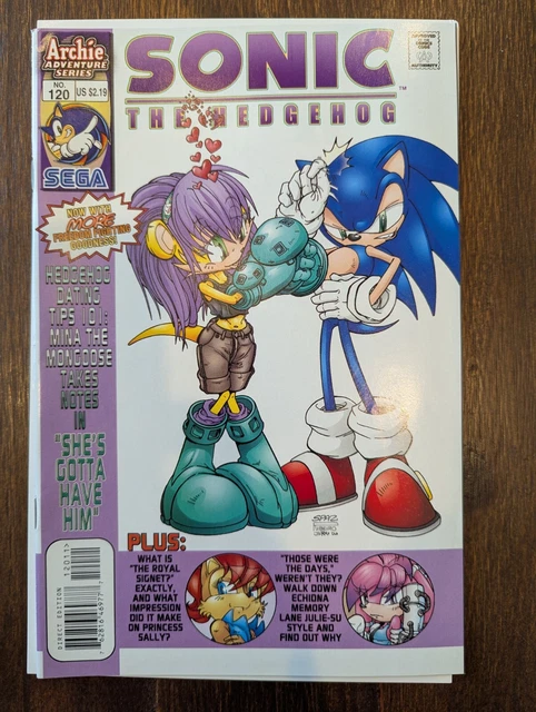 SONIC THE HEDGEHOG #120 (2003) Archie Sonic Adventures VF- or Better £8 ...