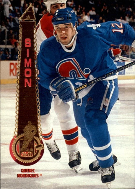 CARTE DE HOCKEY 1994-95 Pinnacle Nordiques #506 Chris Simon EUR 1,63 ...