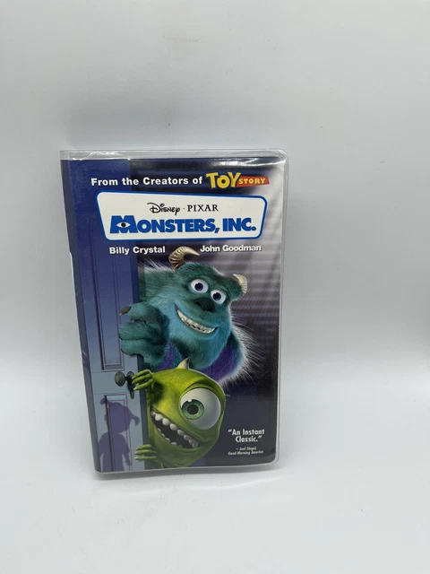 MONSTERS, INC. (VHS, Clam Shell) Disney Pixar EUR 0,93 - PicClick FR
